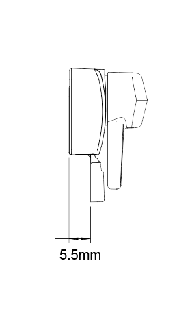 WINDOW HANDLES: D - Aria ConFix Window Handle